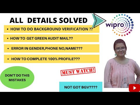 Wipro Background verification||How to upload all documents||Complete ...