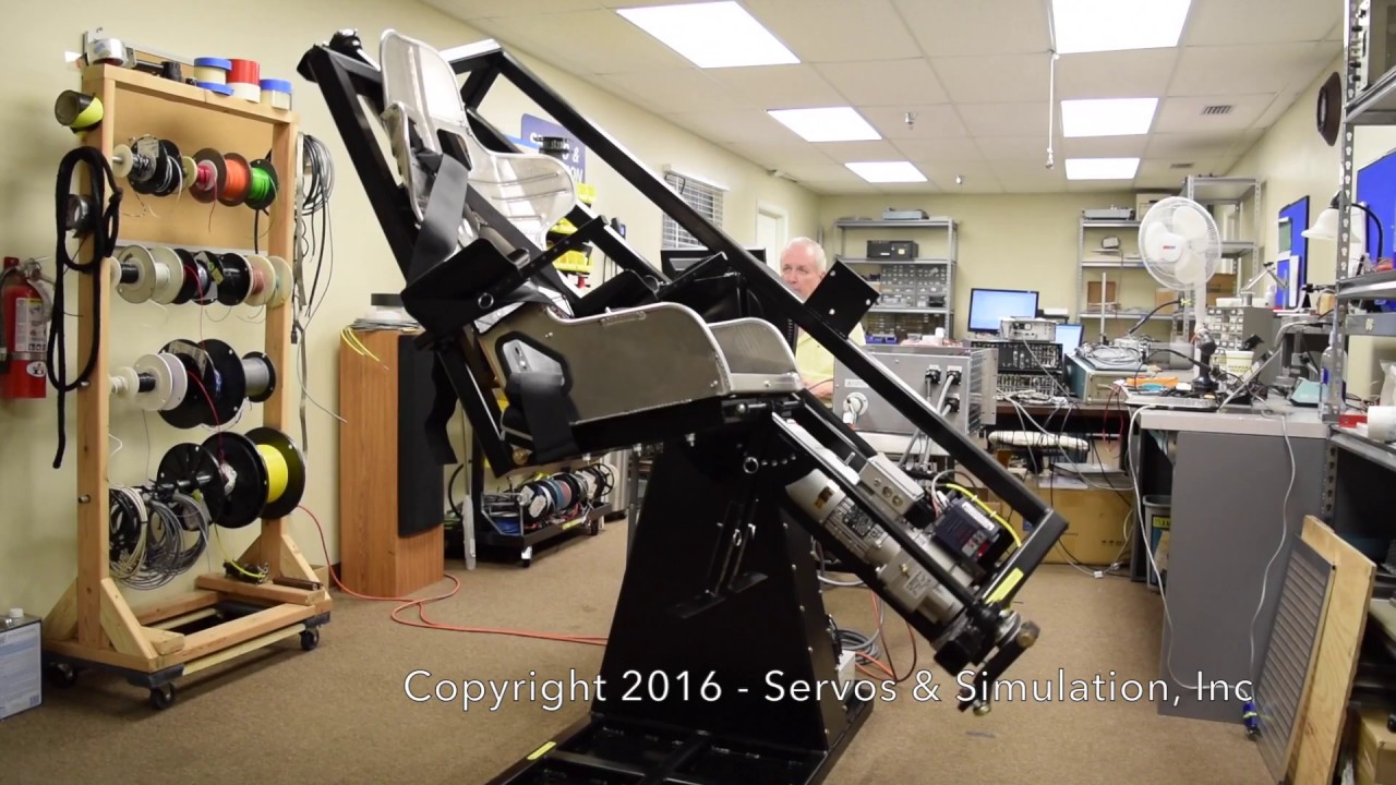 Cockpit Trainer - #2dof motion base platform system #motionbase - YouTube