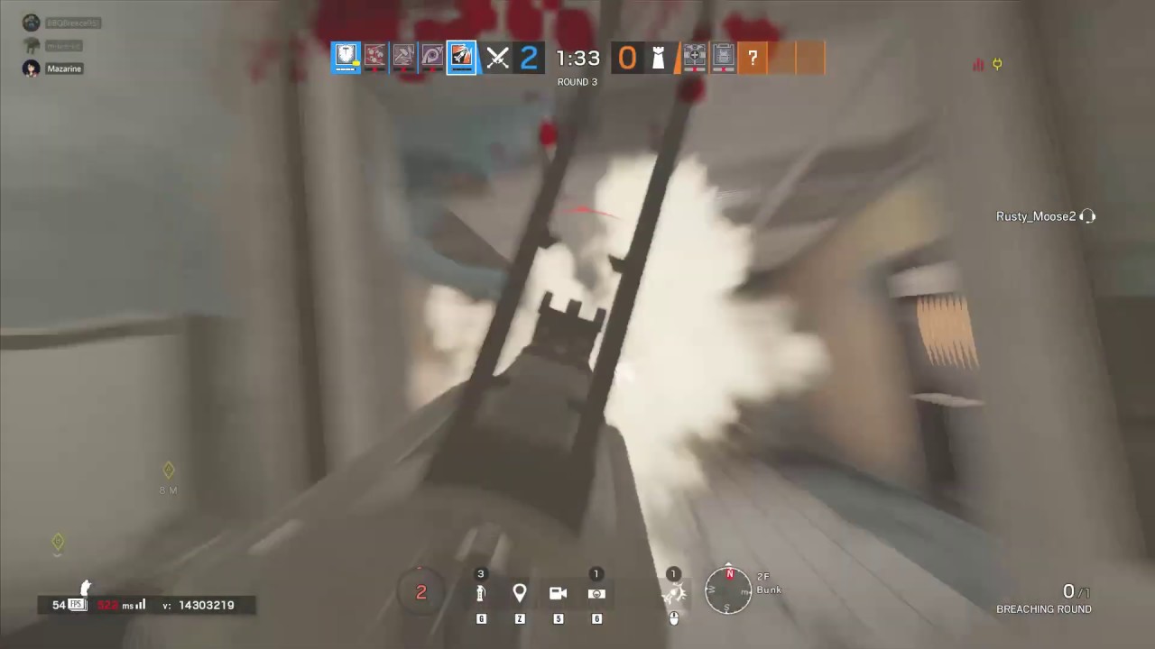 R6 Siege | Getting a kill with breaching round - YouTube