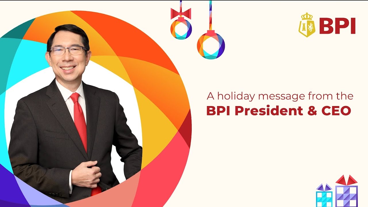A holiday message from our President and CEO | BPI | 2024 - YouTube