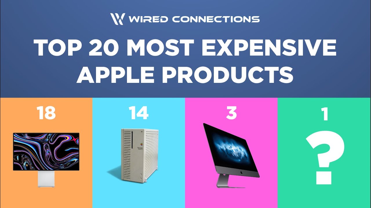 Top 20 MOST EXPENSIVE Apple Products Ever - YouTube