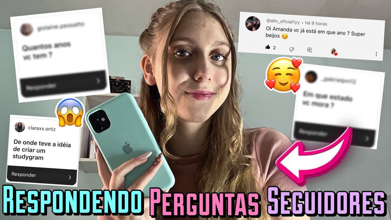 RESPONDENDO PERGUNTINHAS DE SEGUIDORES | studygram - YouTube
