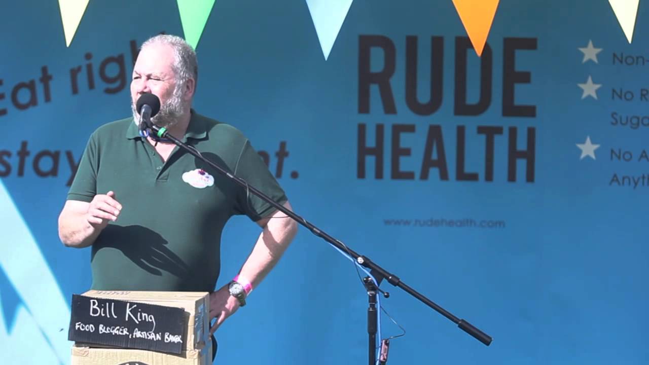 Bill King - Food blogger, artisan baker at Abergavenny 2013 - YouTube