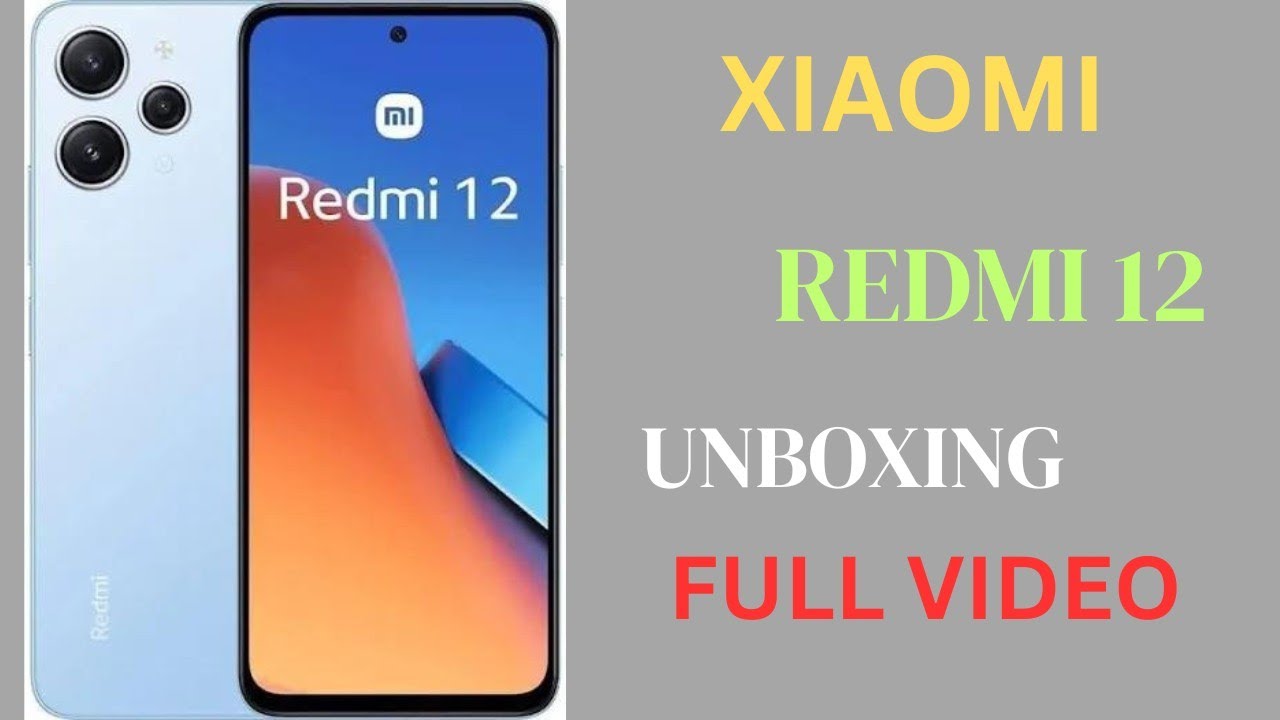 Xiaomi Redmi 12 Unboxing Check out Full Video By JL Tech - YouTube