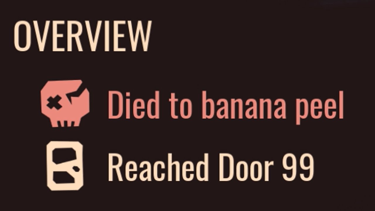 Dying at Door 99 to a Banana Peal (Doors Hard Mode) - YouTube