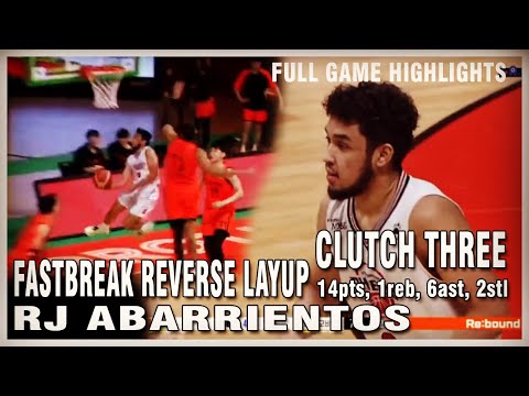 CLUTCH THREE ni RJ Abarrientos! FASTBREAK REVERSE LAYUP Ulsan Mobis Phoebus vs Goyang Carrot Jumpers