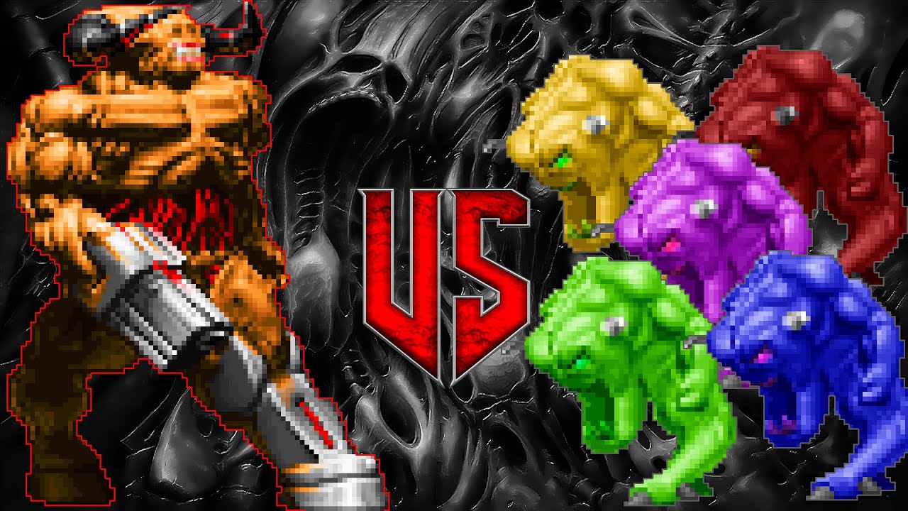 Cyberdemon vs "all Pinky levels" - Colorful Hell: DOOM MOD (v1.01 ...