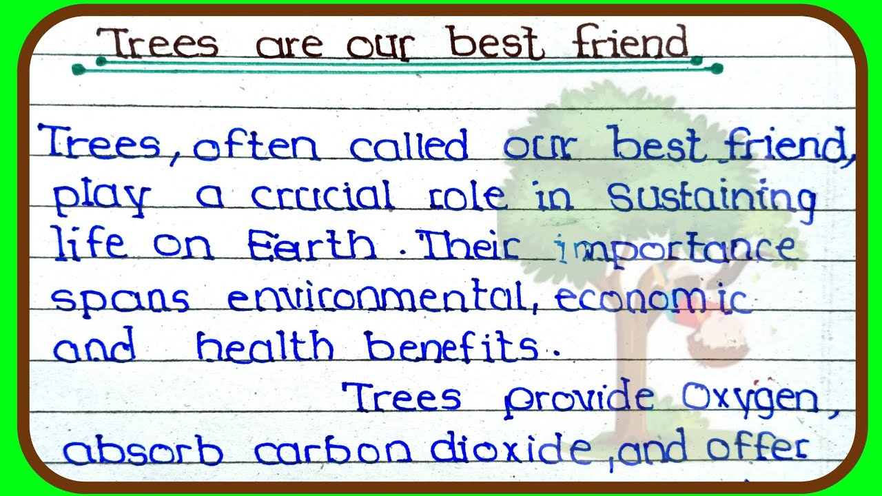 essay on importance of trees || essay on trees || trees essay || - YouTube
