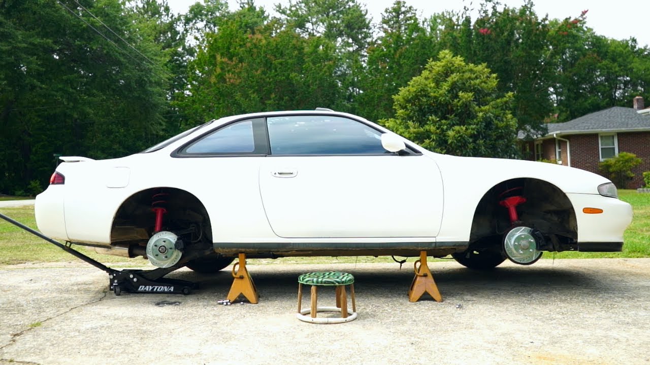 5 Lug Conversion is COMPLETE! | Nissan 240sx S14 | Risin9 4K - YouTube