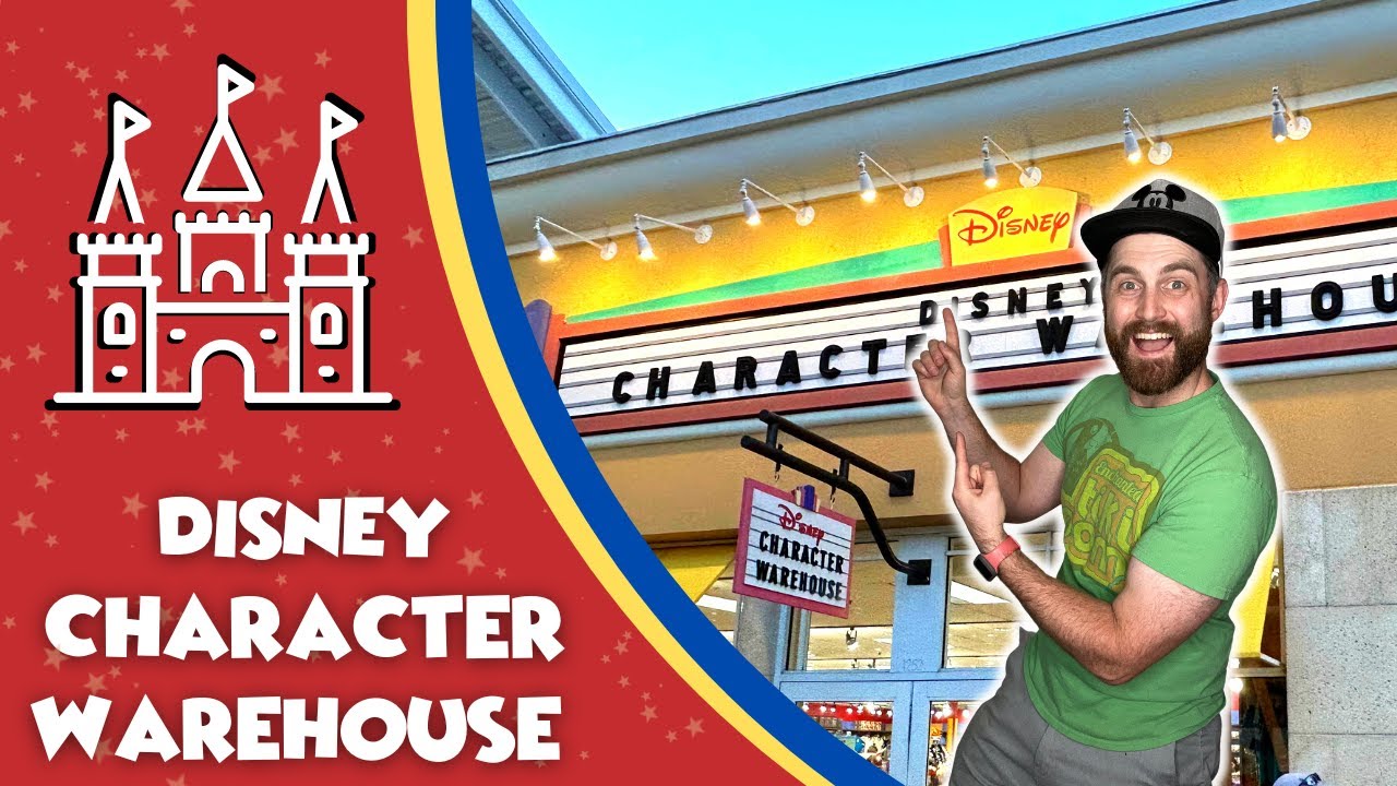 DISNEY CHARACTER WAREHOUSE Merchandise Tour - YouTube
