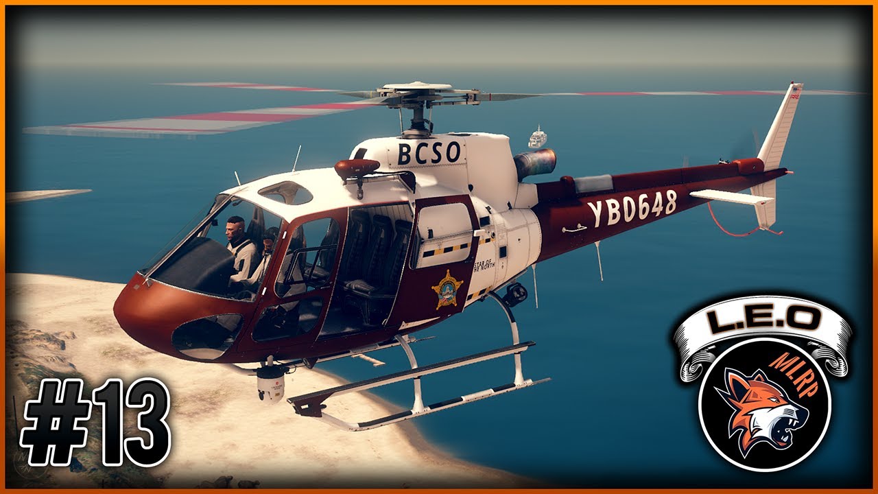 FiveM LEO RP | Day 13 - Air Support Assists in Armed Robbery (Major ...