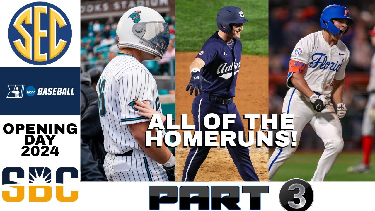 Opening Day Homeruns | 2024 College Baseball Highlights | Part 3 - YouTube