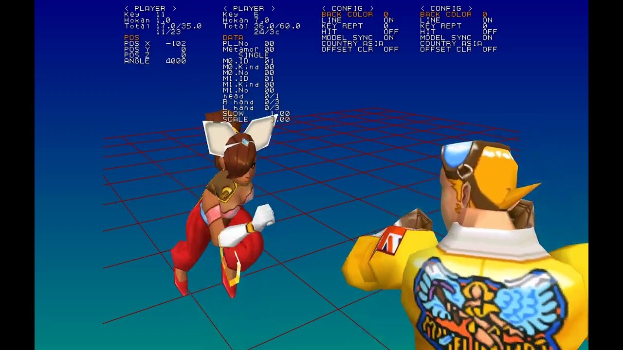 Naomi - Power Stone 2 / Debug Menu Hack - YouTube