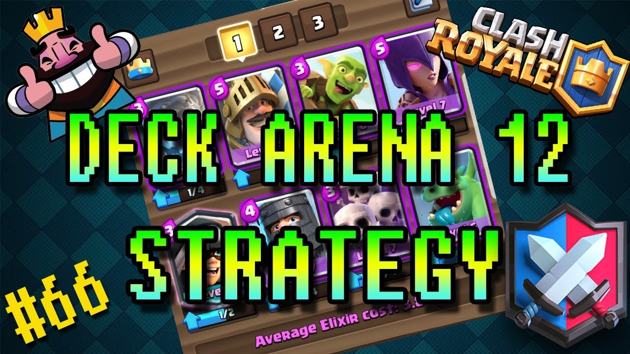 Clash Royale Trophy Pushing Deck Arena 12 Strategy for Beginners Video ...