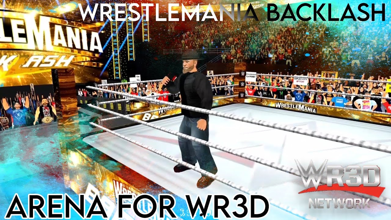 Wrestlemania Backlash 2023 'Custom' Arena for WR3D | WR3D Network - YouTube