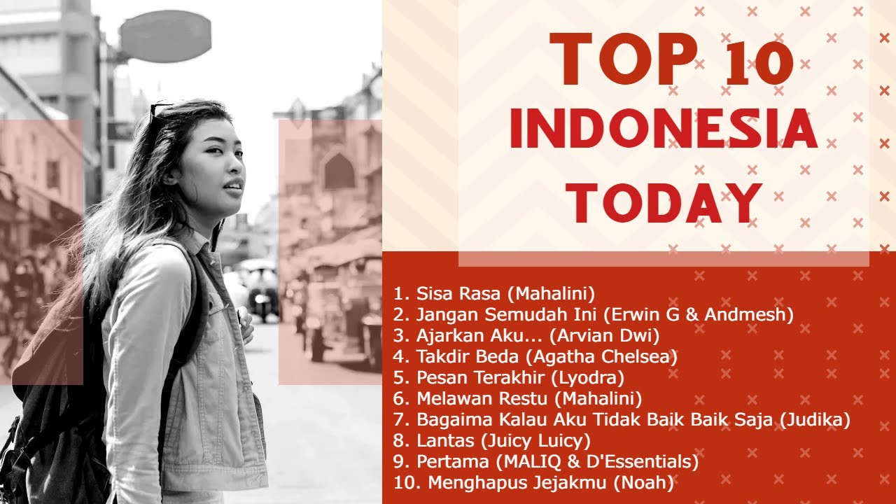 Indonesia Music Today - TOP TEN - YouTube