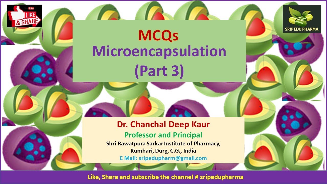 MCQs Microencapsulation(Part 3) - YouTube
