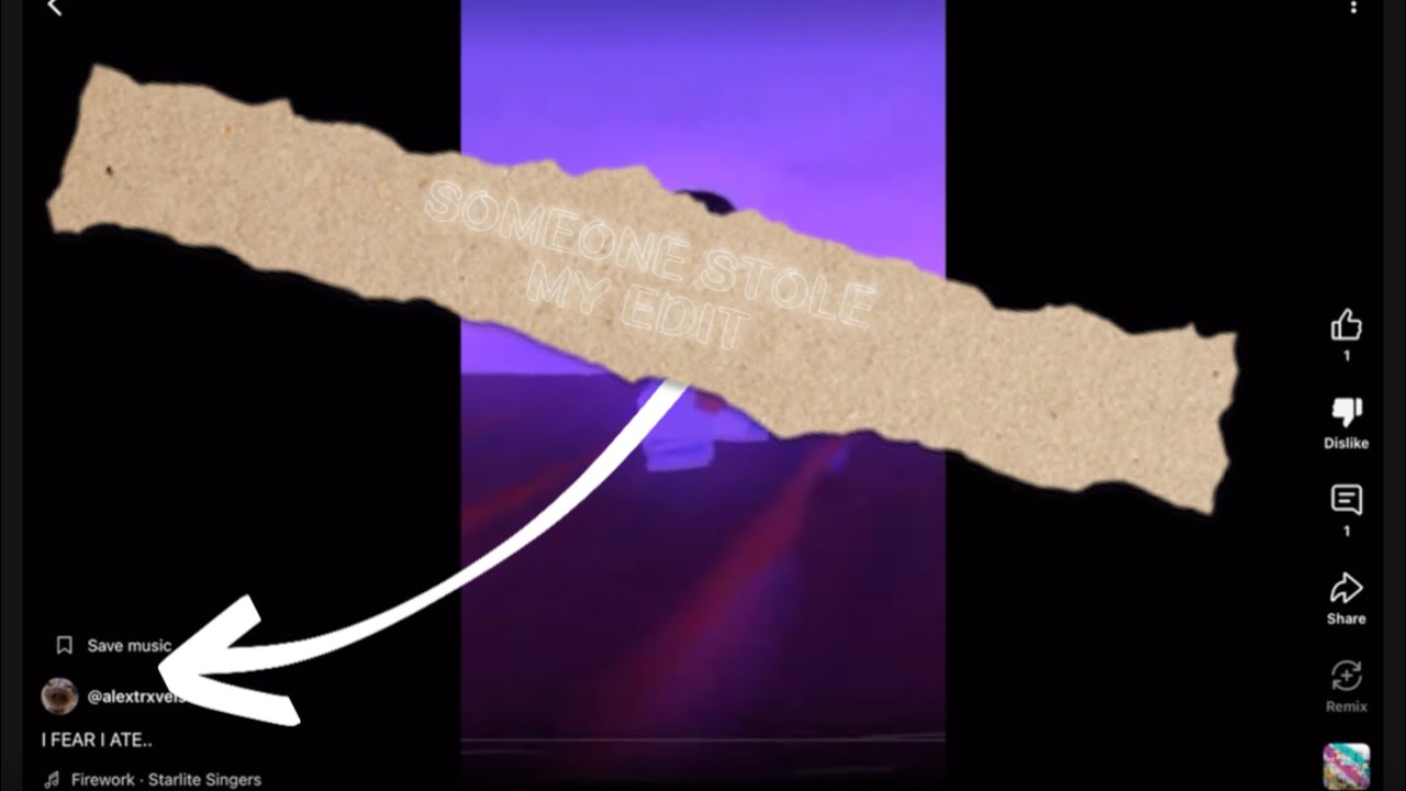 someone stole my edit. - YouTube
