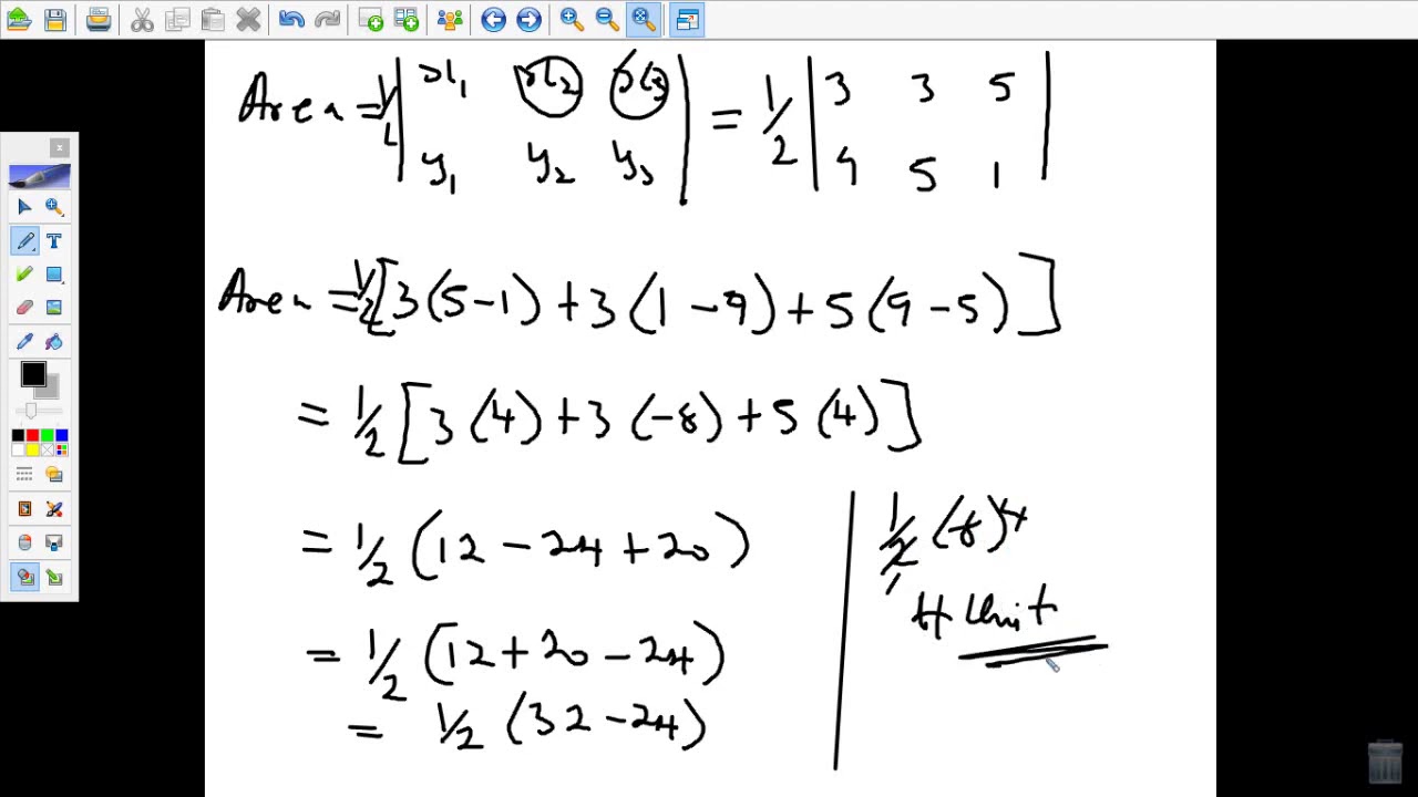 AREA OF TRIANGLE AND QUADRILATERAL - YouTube