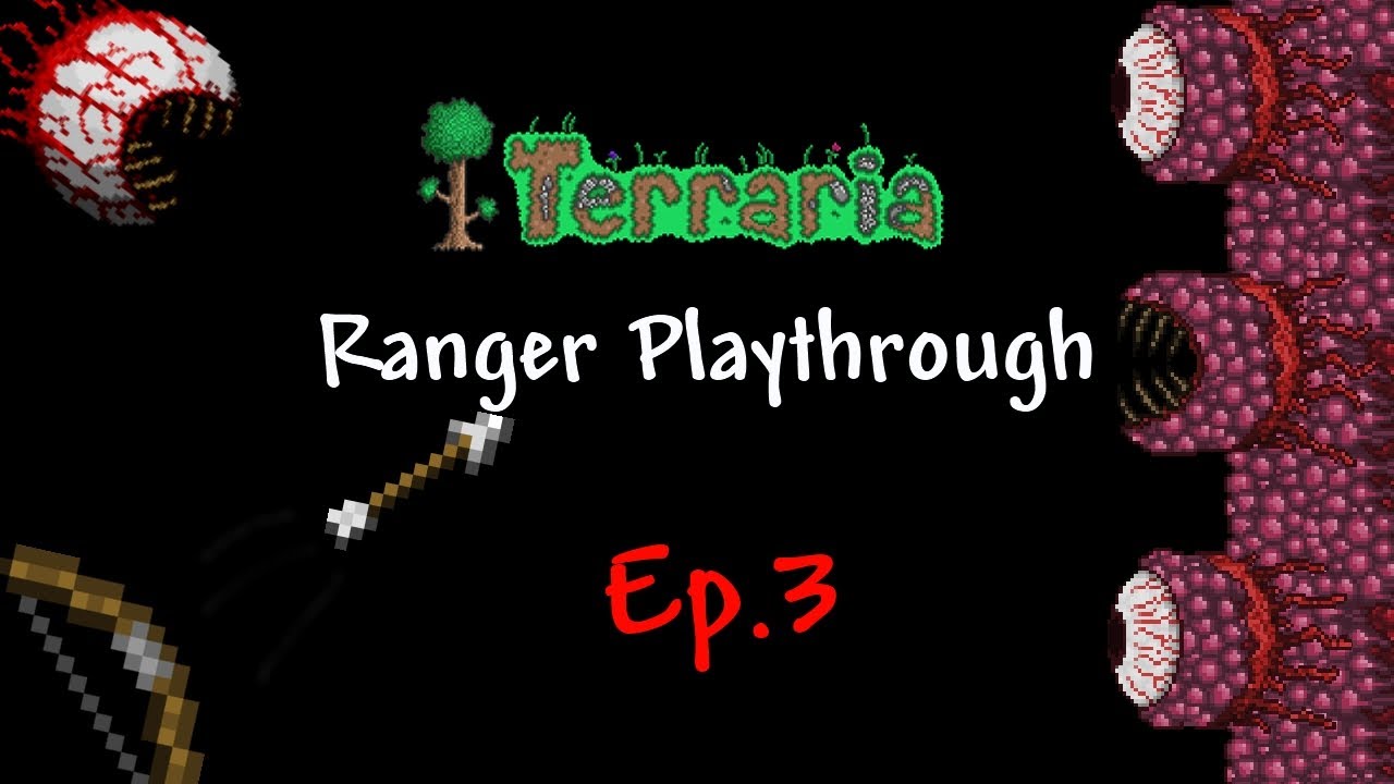 Terraria: Ranger Playthrough Episode 3 - Corrupt Goldfish! - YouTube