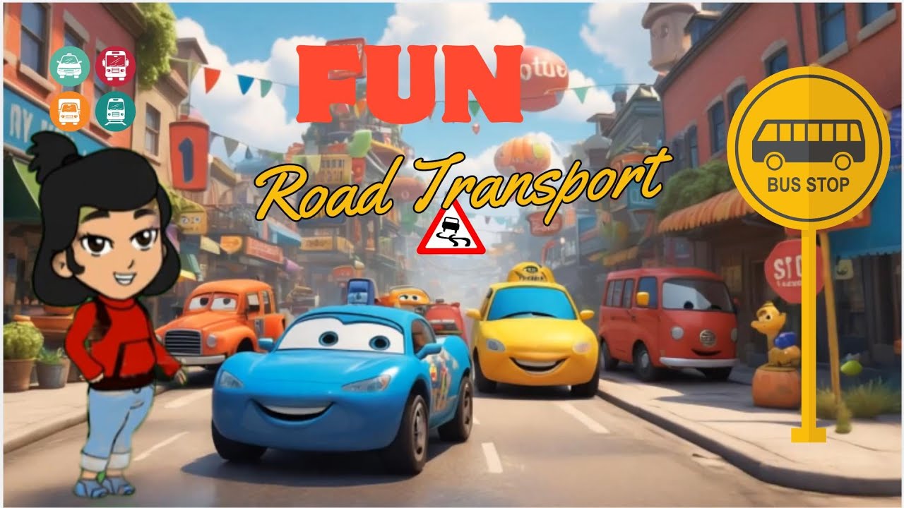 Fun Road Transport Adventures for Kids | Discover 5 Cool Vehicles on ...
