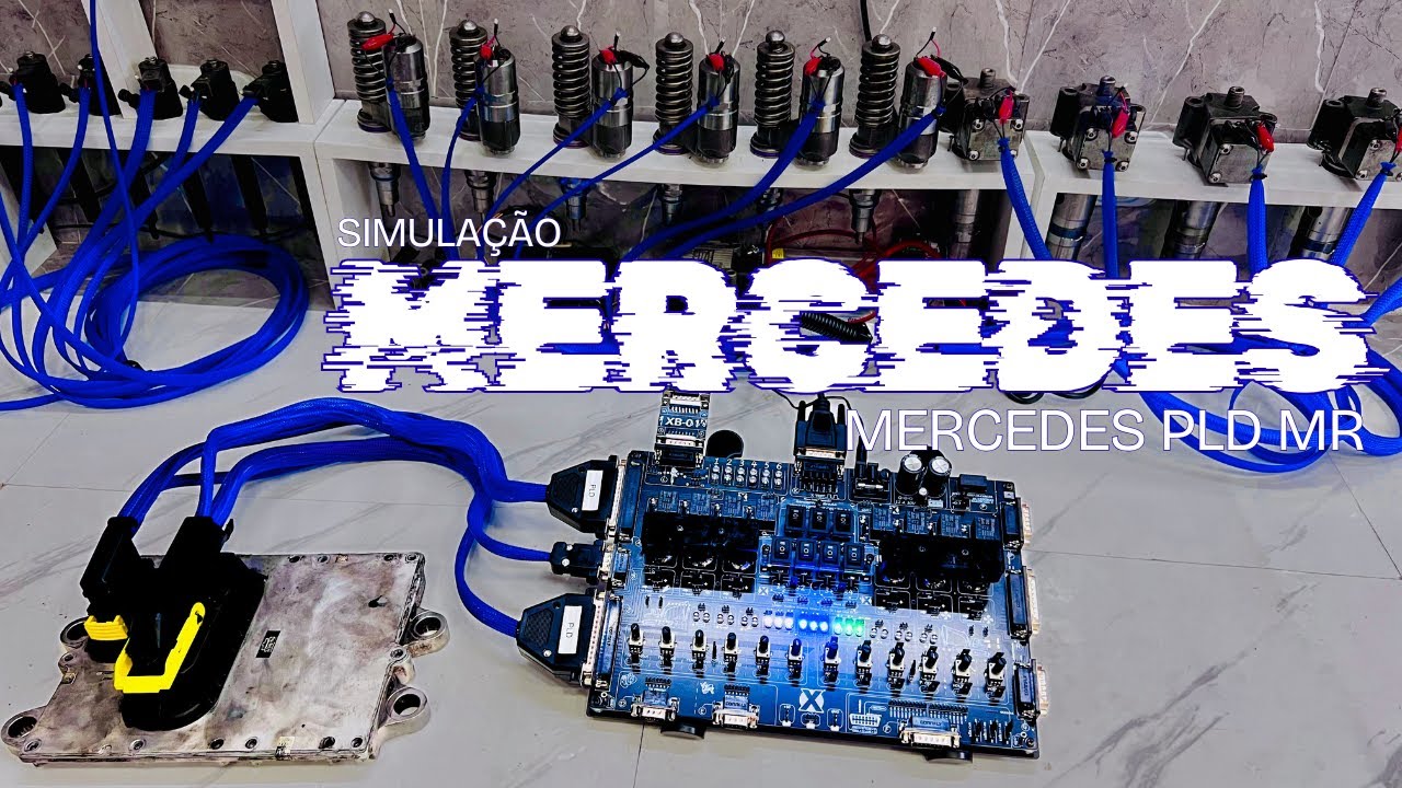 SIMULAÇÃO MÓDULO MERCEDES PLD - TESTE EM BANCADA - YouTube