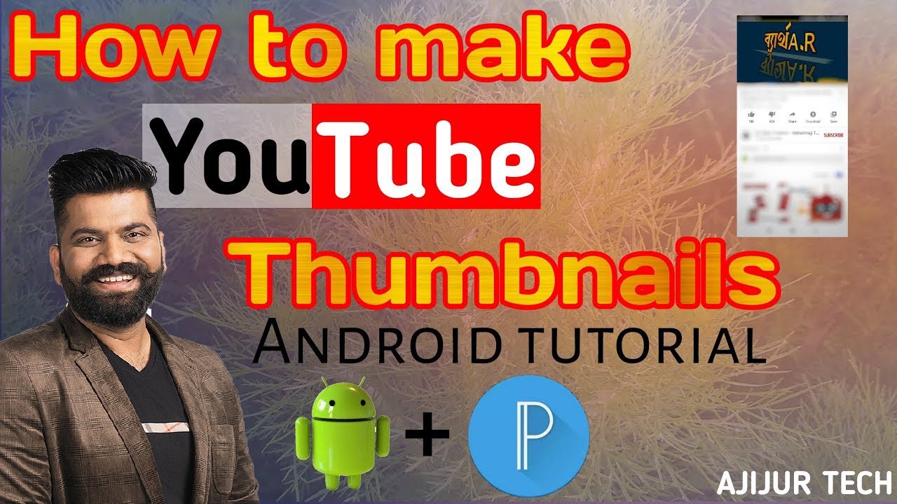 How To Make Youtube Thumbnails On Android !! Youtube Videos Thumbnails ...