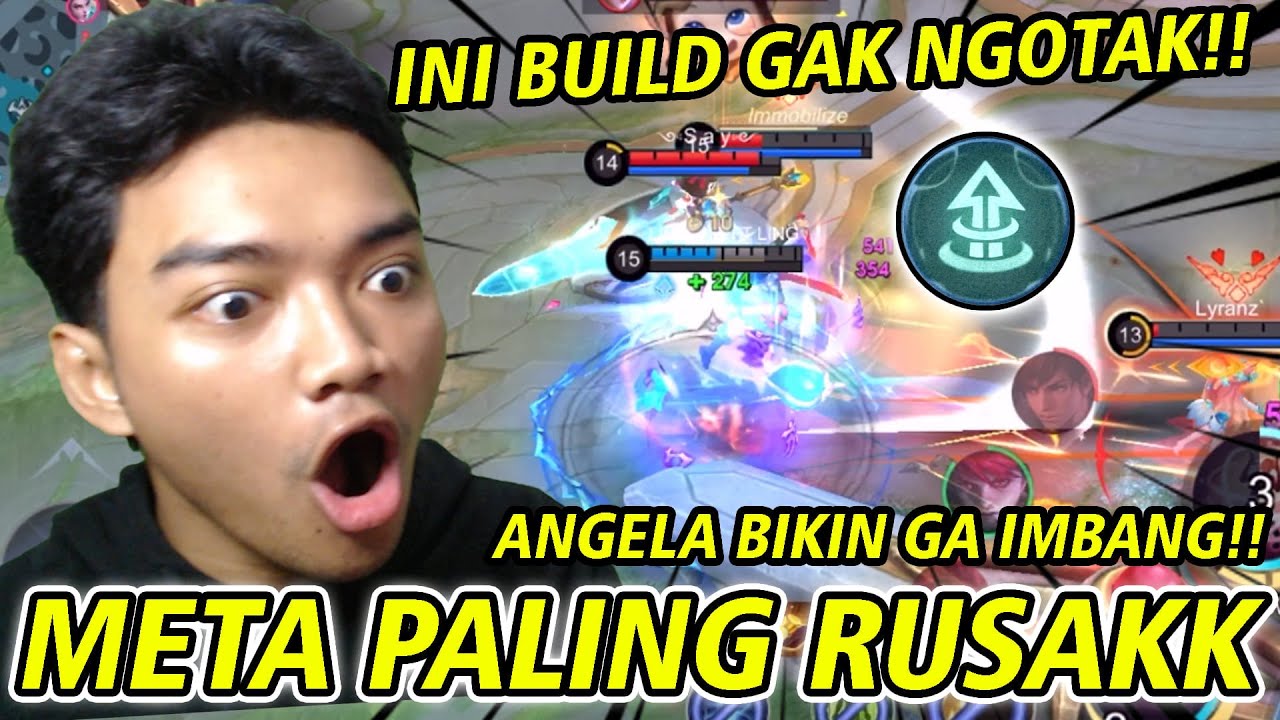 ANGELA BUILD TERBARU!! SUMPAH CURANG BANGET WOI ANGELA PAKE INI BUILD ...