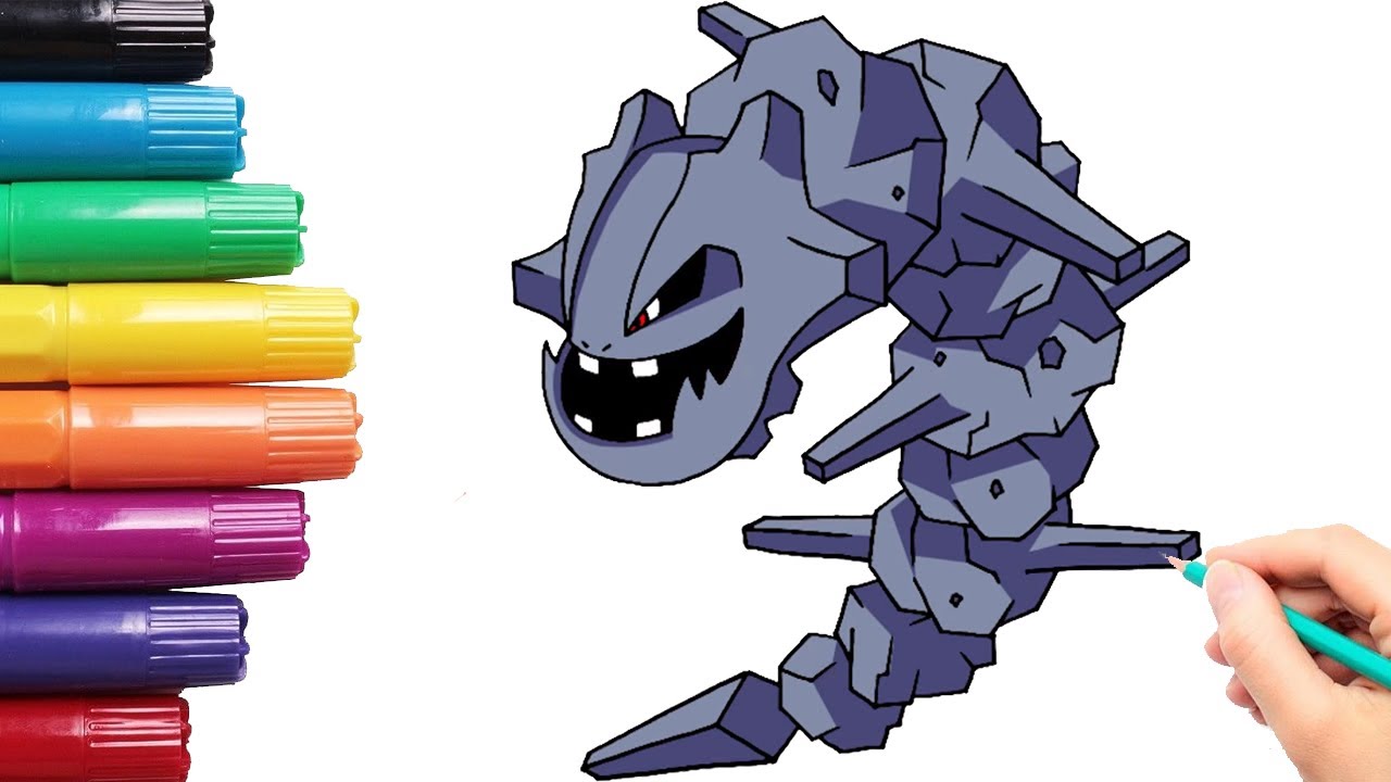 How to Draw Steelix | Pokemon - YouTube