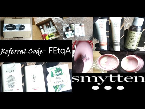 Smytten Box Unboxing How & What I got Free 6 Samples Review - YouTube