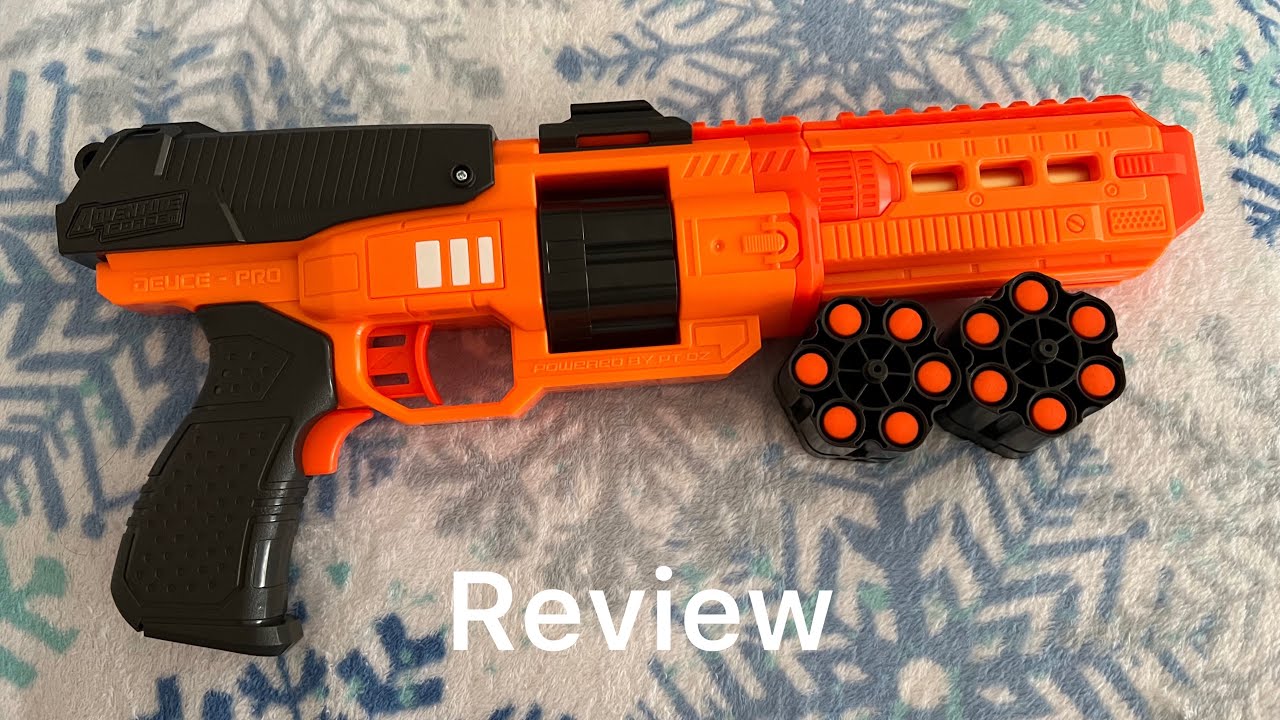 [REVIEW] adventure force deuce pro (high power revolver!) - YouTube
