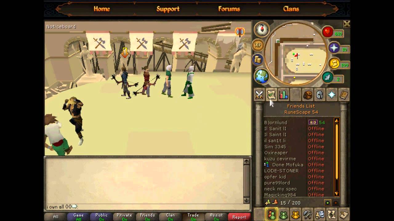 RuneScape | Range Low Level | Duel Arena Staking - YouTube