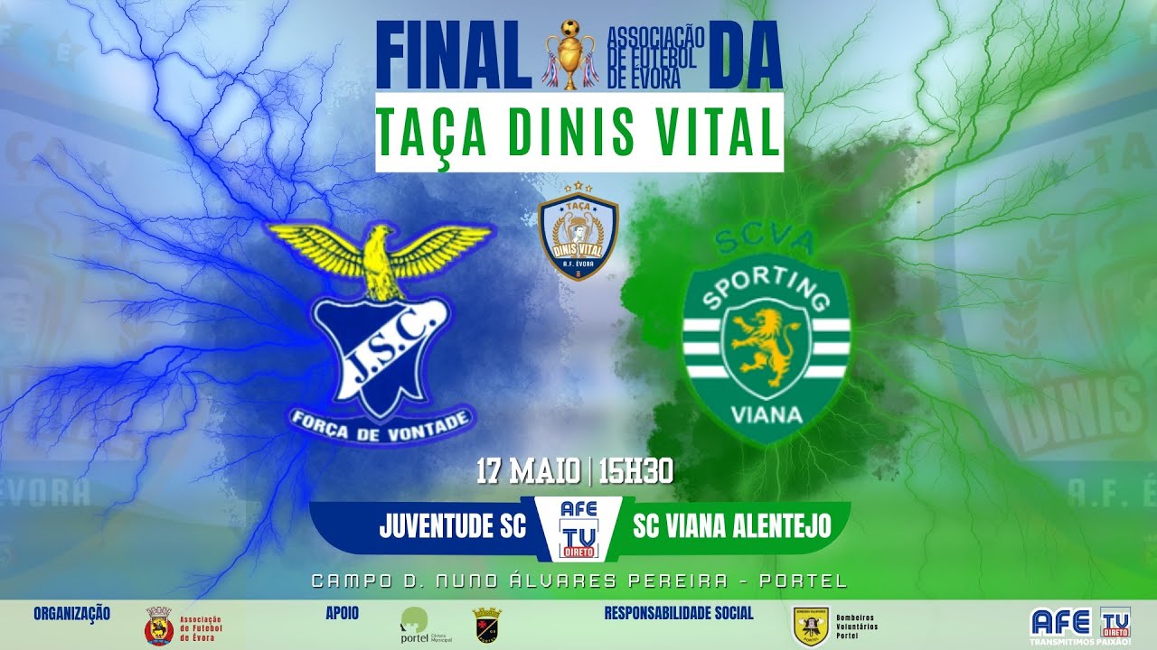 JUVENTUDE SC x SC VIANA NA GRANDE FINAL DA TAÇA DINIS VITAL, na AFE TV ...