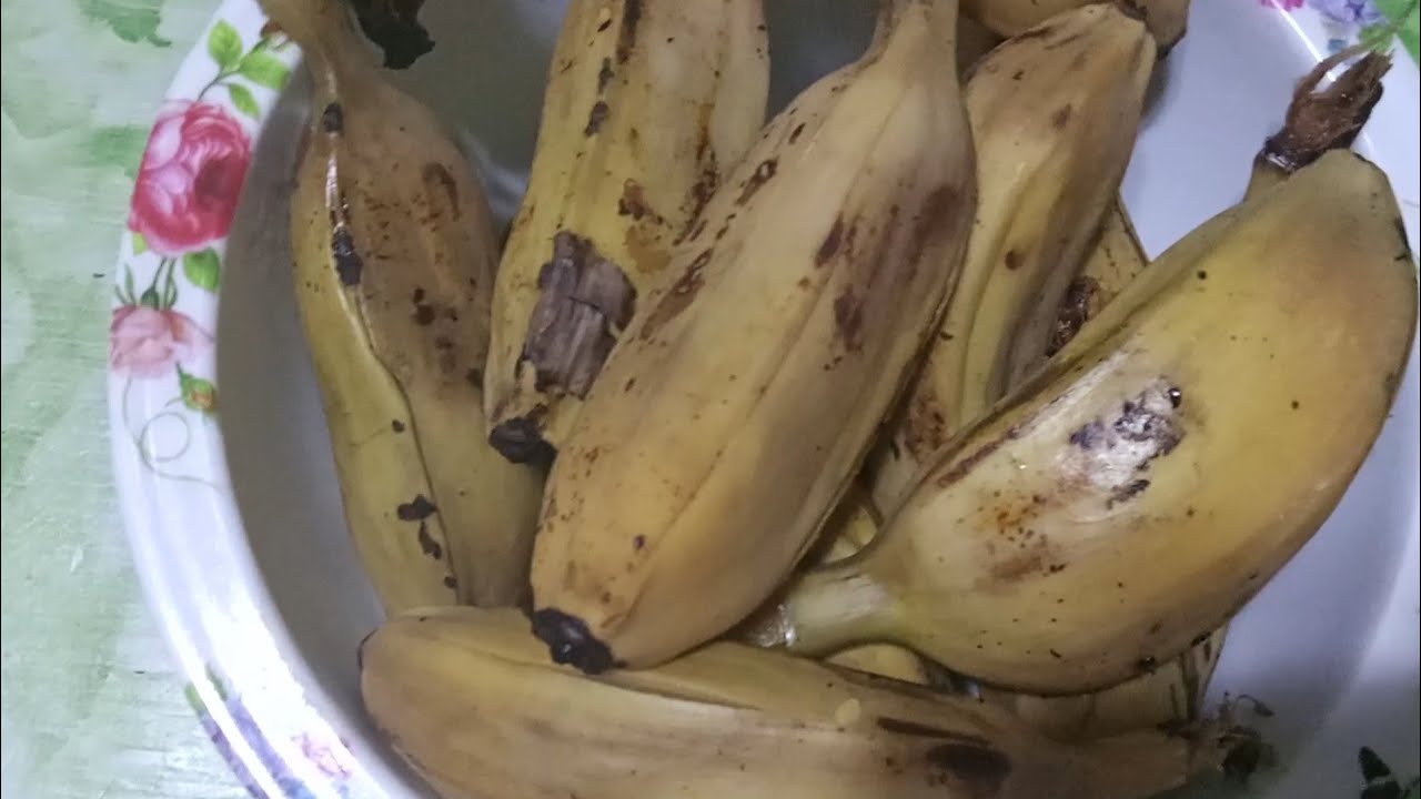 simpleng almusal n aling mataba saging na saba - YouTube