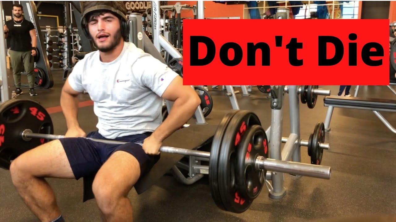 How To Fail Bench Press (NO SPOTTER) - YouTube