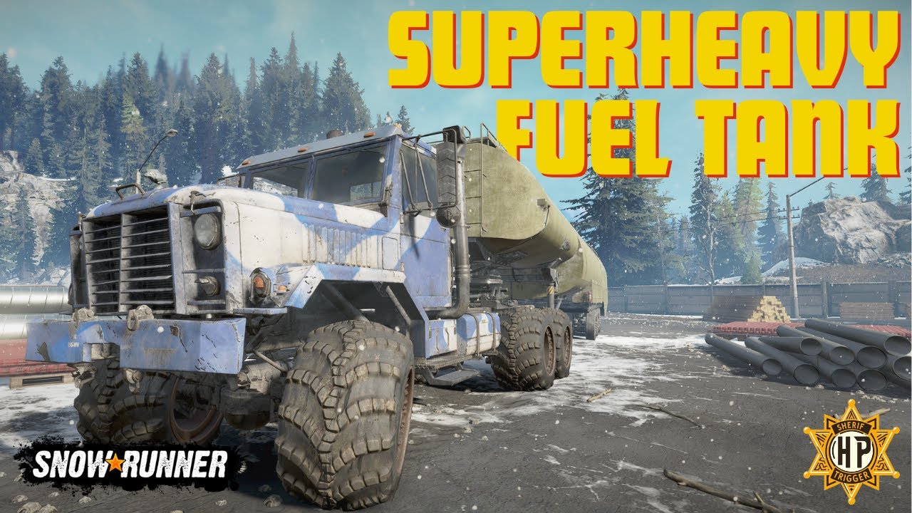 Transporting Superheavy Fuel Tank to the Mining Plant | SnowRunner ...