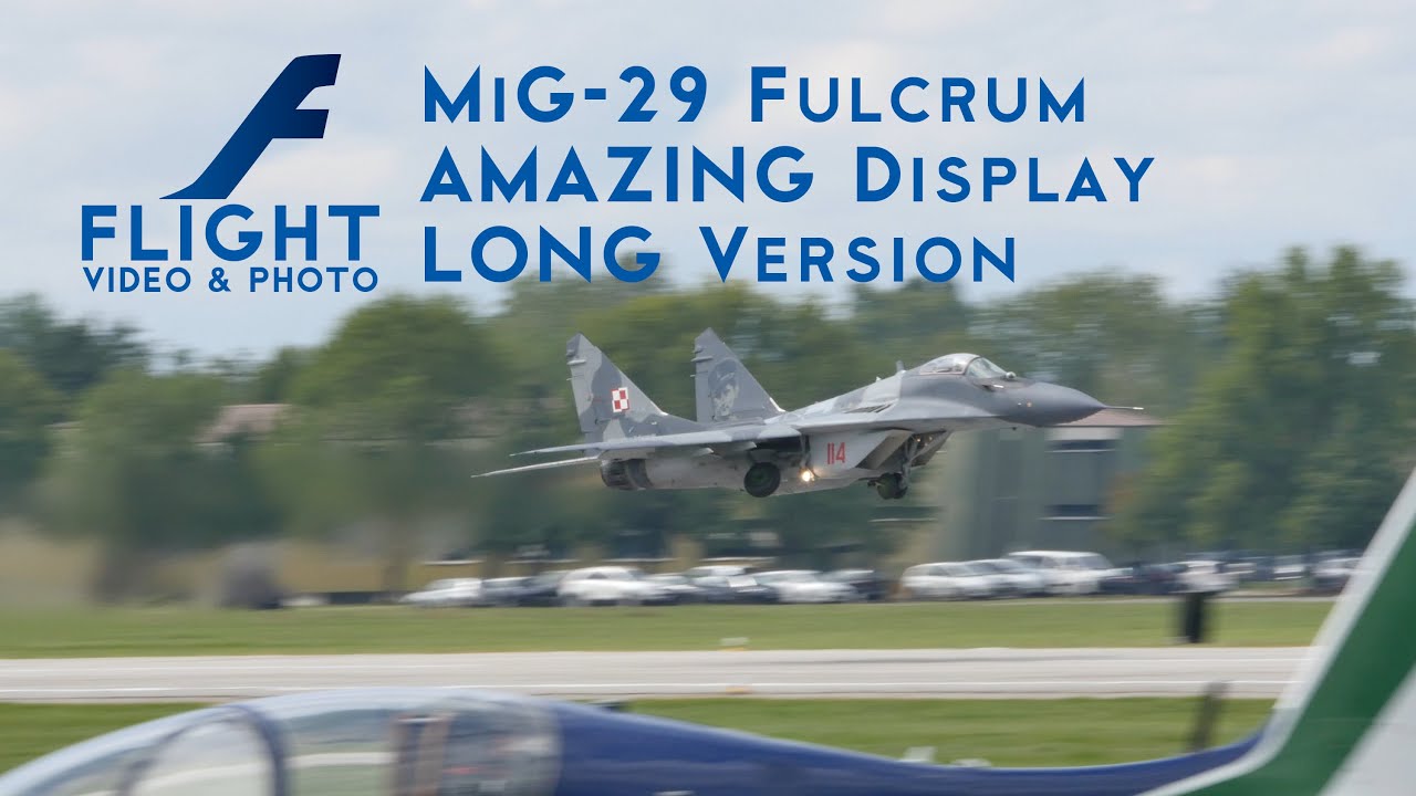 FIGHTER JET MiG-29 Fulcrum AMAZING Display with VERTICAL TAKEOFF - 4K ...