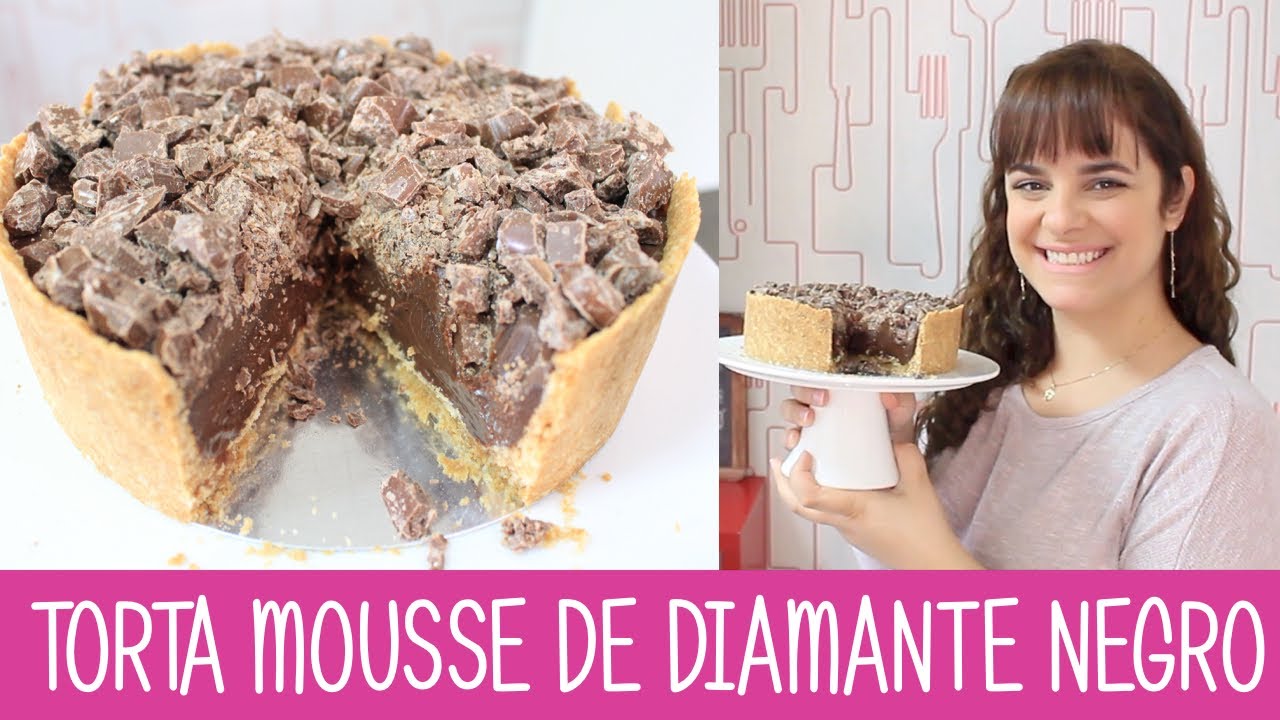 TORTA MOUSSE DE DIAMANTE NEGRO - #344 - Receitas da Mussinha - YouTube