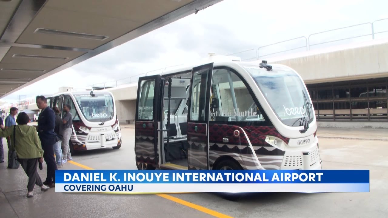Miki, an Autonomous Electric Passenger Shuttle, introduced at Honolulu ...