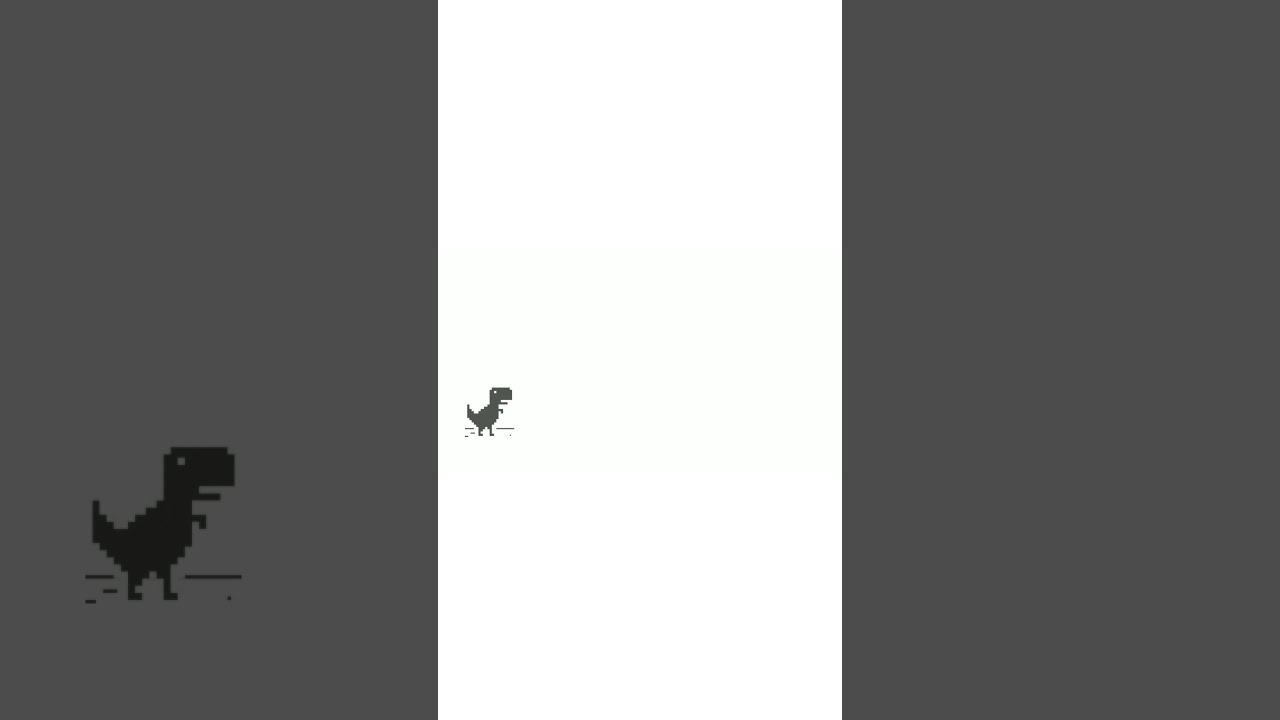 chrome dinosaur game gameplay | T-Rex Game, Steve the Jumping Dinosaur ...