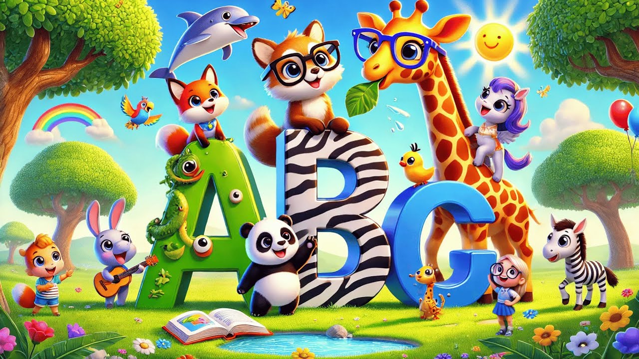 Sing and Learn the ABC with Animal Friends | Kids Alphabet Song! - YouTube