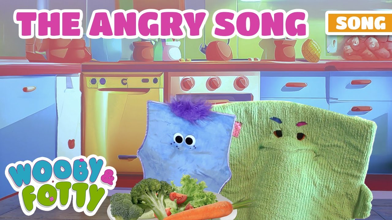 The Angry Song | Managing Big Emotions | Songs for Toddlers | Wooby ...