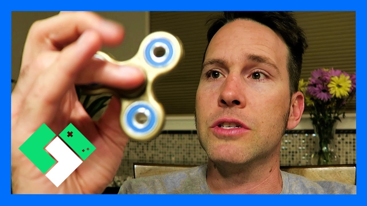 TRYING TO BALANCE A FIDGET SPINNER (Day 1852) | Clintus.tv - YouTube