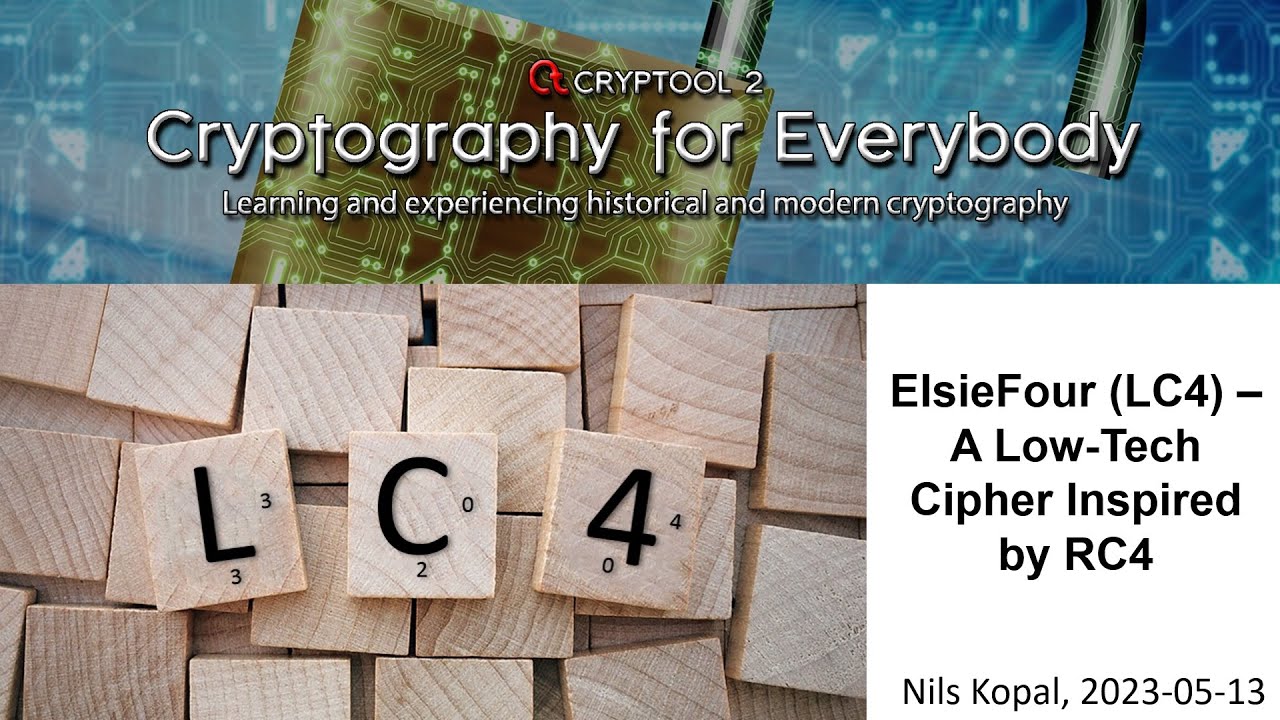ElsieFour – A Low-Tech Cipher Inspired by RC 4 - YouTube