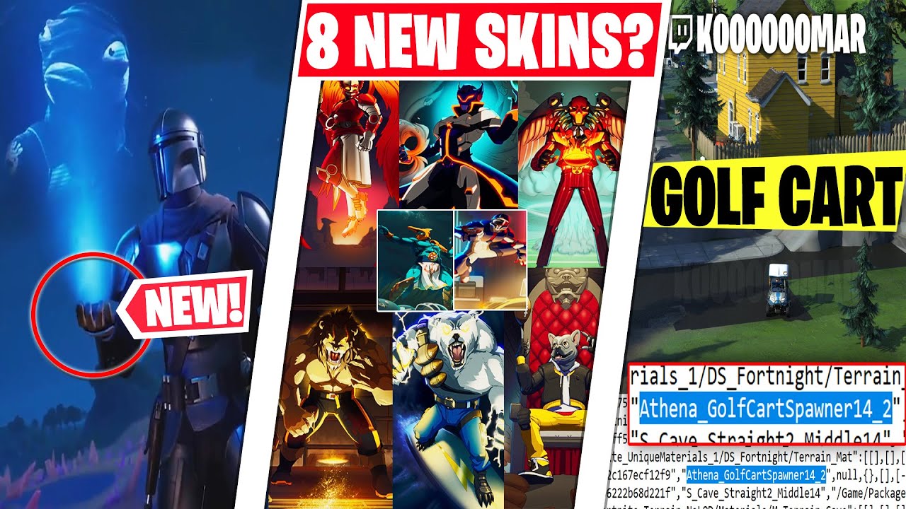 8 NEW Possible Fortnite Skins Found! (NFL X Fortnite) Mandalorian HOLO ...