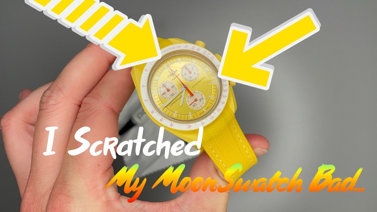 I scratched my MoonSwatch bad... 😤 - YouTube