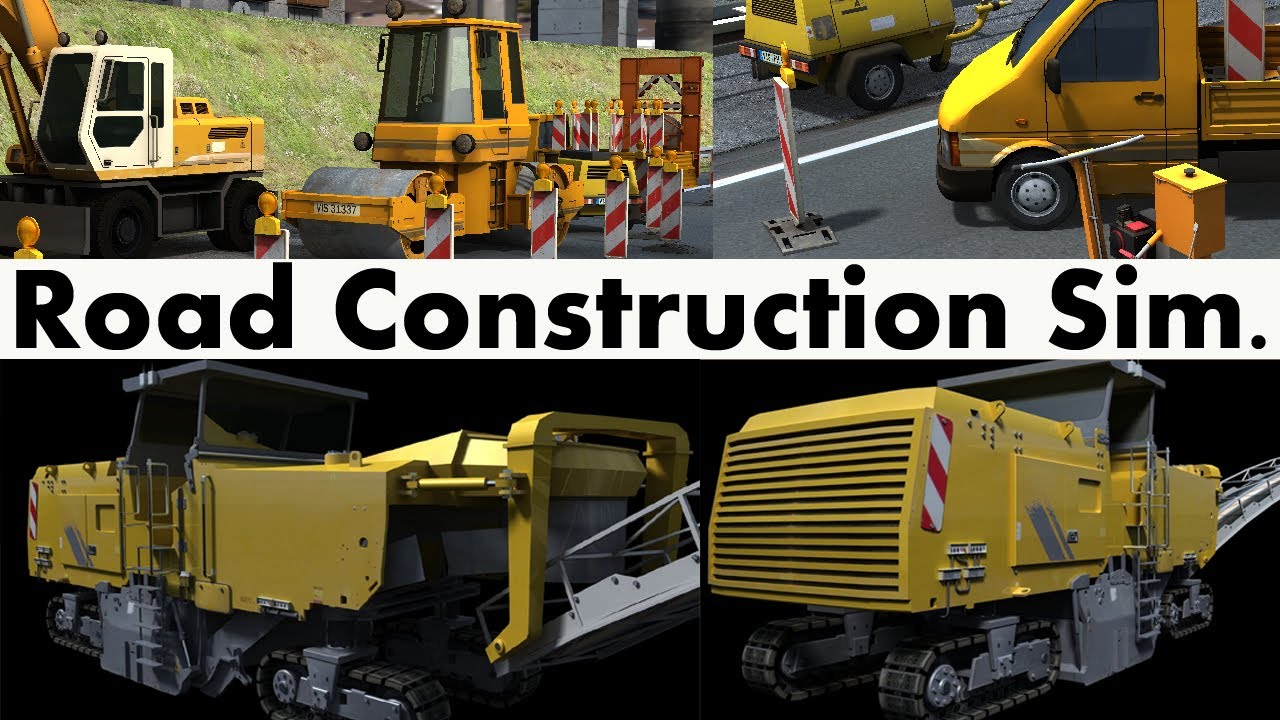 Road Construction Simulator Gameplay PC HD - YouTube