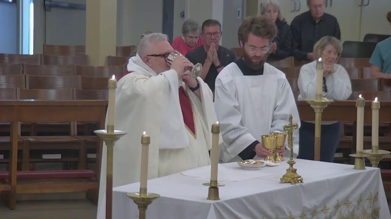 Second Week of Easter Monday Mass 4-28-2025 - YouTube