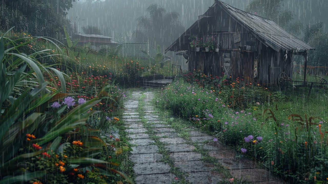 Relaxing Rainfall for Meditation and Spiritual Reflection - Natural ...