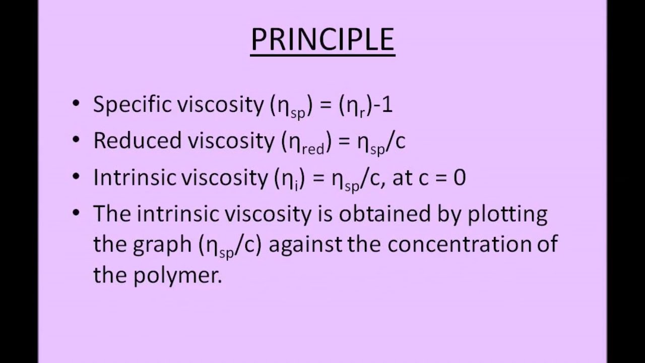 Determination of Viscosity of Polymer using Ostwald’s Viscometer - YouTube